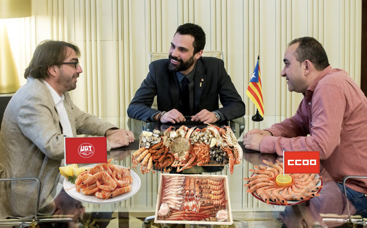 Bona diada dels menjagambes! CC.OO. y UGT celebran hoy los 66.500.000 ... Bona diada dels menjagambes! CC.OO. y UGT celebran hoy los 66.500.000 ...